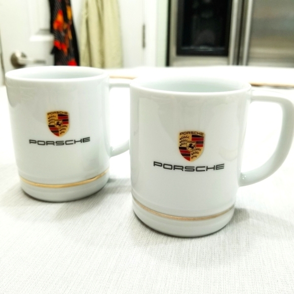 Porsche Design | Dining | Porsche Official Coffee Mug White Gold ...